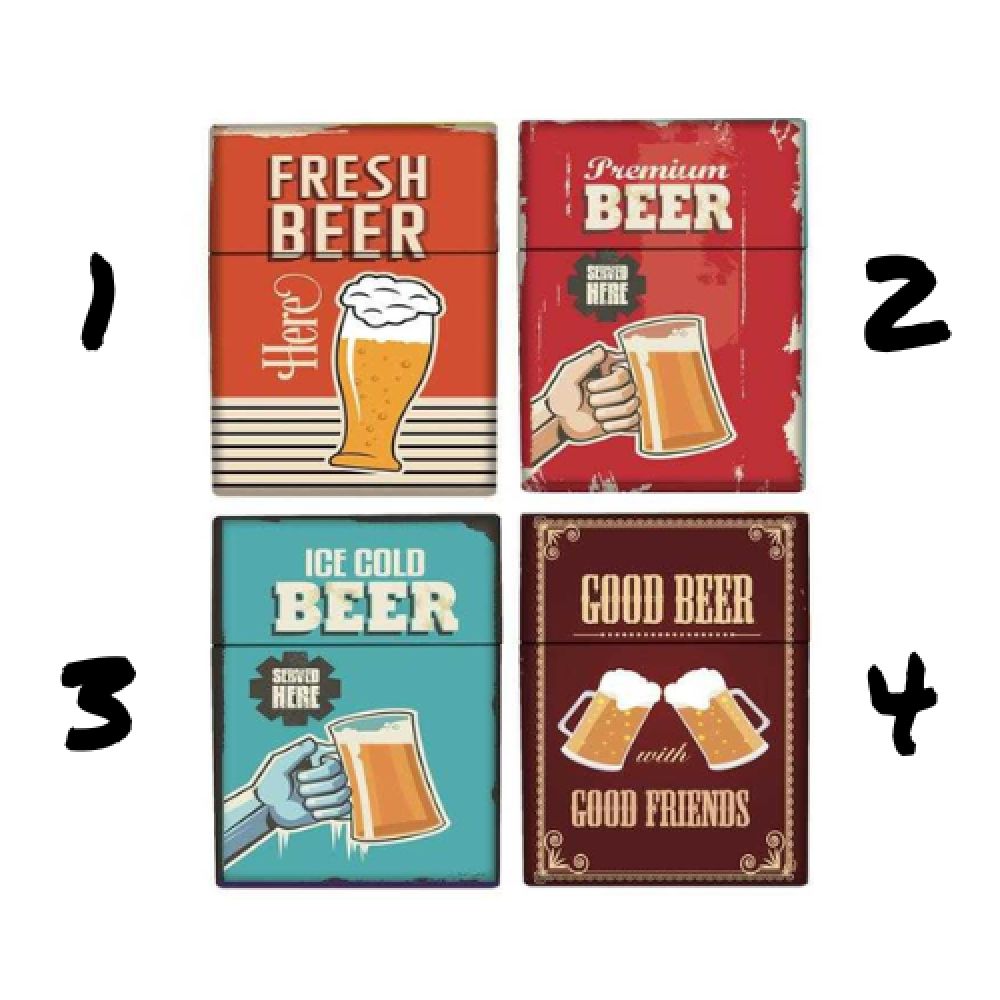 Boîte à cigarettes (25x) - Beer – Hashtag CBD Products